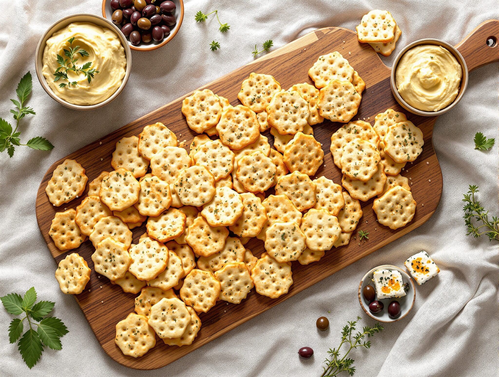 Crackers maison : la recette croustillante - Oh ! Mon Gâteau...